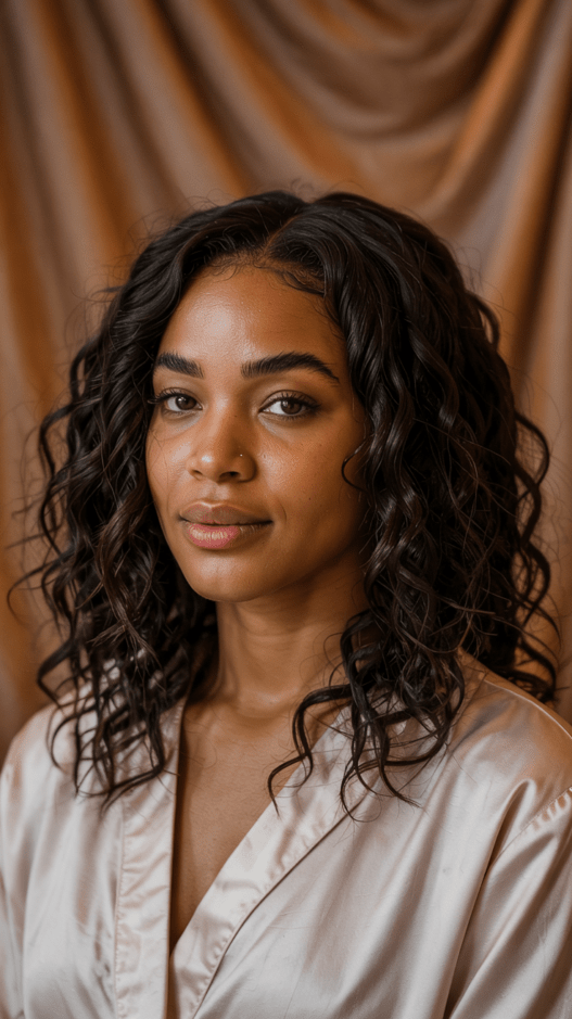 21 Shoulder Length Curly Hair Styles for Women
